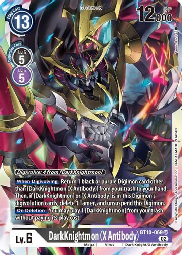 BT10-069SR DarkKnightmon (X Antibody) (Foil) - Grand J Games