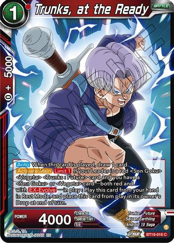 BT19-016C Trunks, at the Ready - Grand J Games
