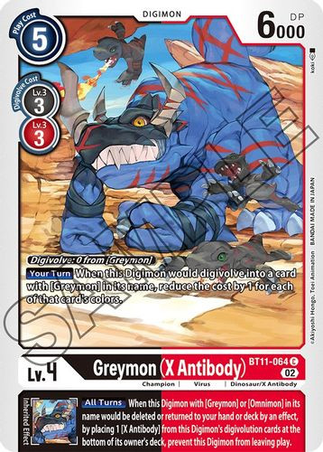 BT11-064C Greymon (X Antibody) - Grand J Games