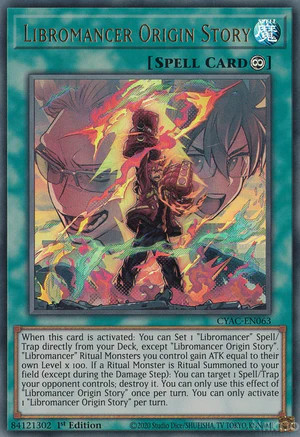 CYAC-EN063 Libromancer Origin Story (Ultra Rare) - Grand J Games