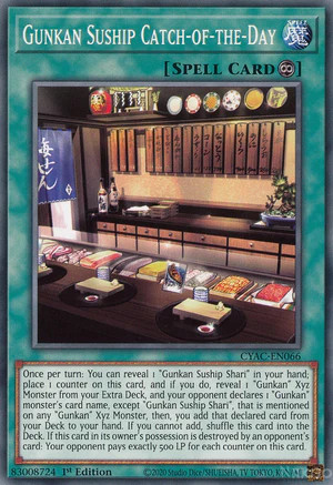 CYAC-EN066 Gunkan Suship Catch-of-the-Day (Common) - Grand J Games