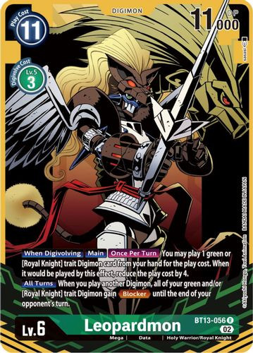 BT13-056R Leopardmon (Alternate Art) (Foil) - Grand J Games