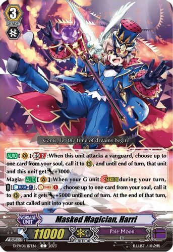 D-PV01/117EN Masked Magician, Harri - Grand J Games