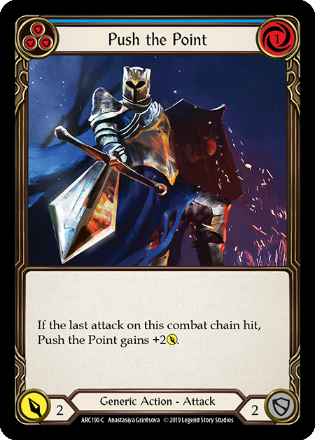 FAB02 ARC-190C Push the Point (Blue) (1st ed) - Grand J Games