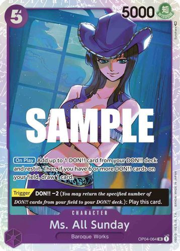 OP04-064SR Ms. All Sunday (Foil) - Grand J Games