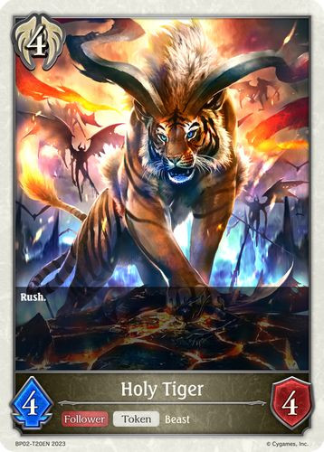 [BP02-T20EN](T) Holy Tiger (Token) - Grand J Games