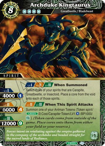 BSS03-074R Archduke Kingtaurus - Grand J Games