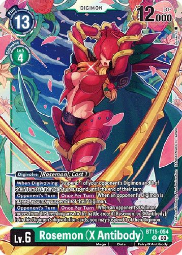 BT15-054R Rosemon (X Antibody) (Foil) - Grand J Games