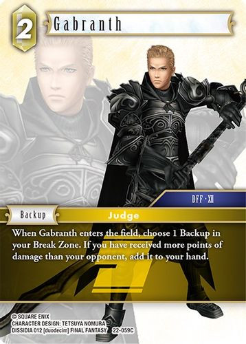 FF22-059C Gabranth - Grand J Games