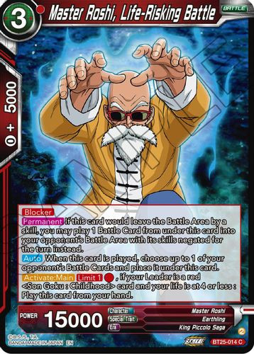 [BT25-014](C) Master Roshi, Life-Risking Battle - Grand J Games