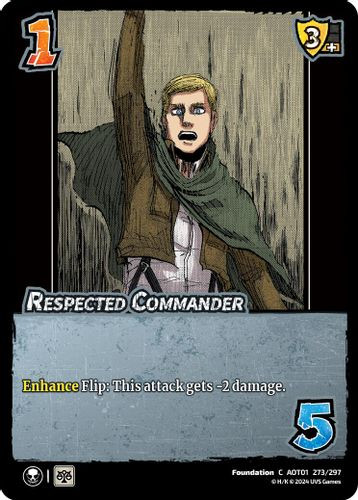 [AOT01-273/297](C) Respected Commander - Grand J Games