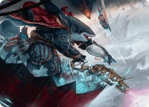 [DFTART-0016](S) Captain Howler, Sea Scourge Art Card - Grand J Games