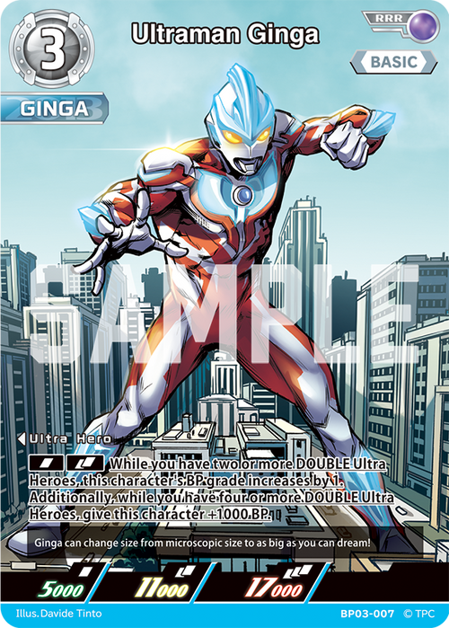 [BP03-007](RRR) Ultraman Ginga - Grand J Games