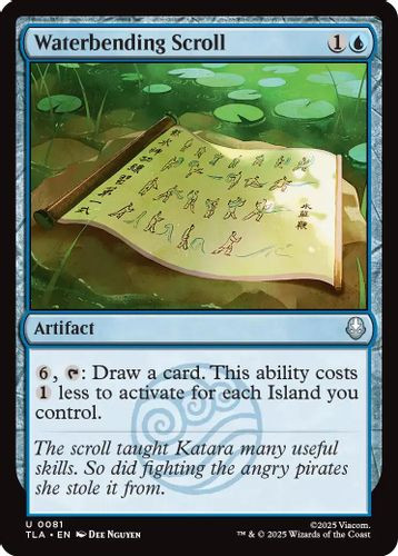 [TLA-0081](U) Waterbending Scroll (Foil) - Grand J Games