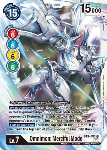 BT09-083SR Omnimon: Merciful Mode (Foil) - Grand J Games