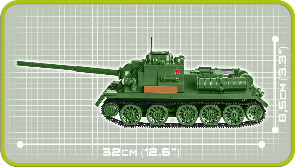 Cobi #2541 SU-100 Soviet Tank Destroyer - Bay Hobbies