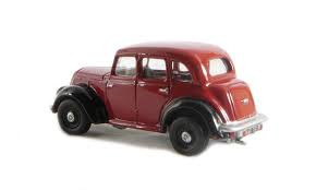 Oxford #76MES003 1/76 Morris Eight E Series Saloon-Maroon/Black - Bay ...