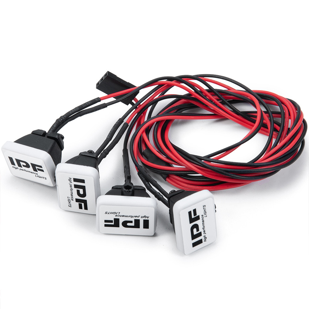 Lights # F070404 1/10 IPF Square Spot Lights - Bay Hobbies