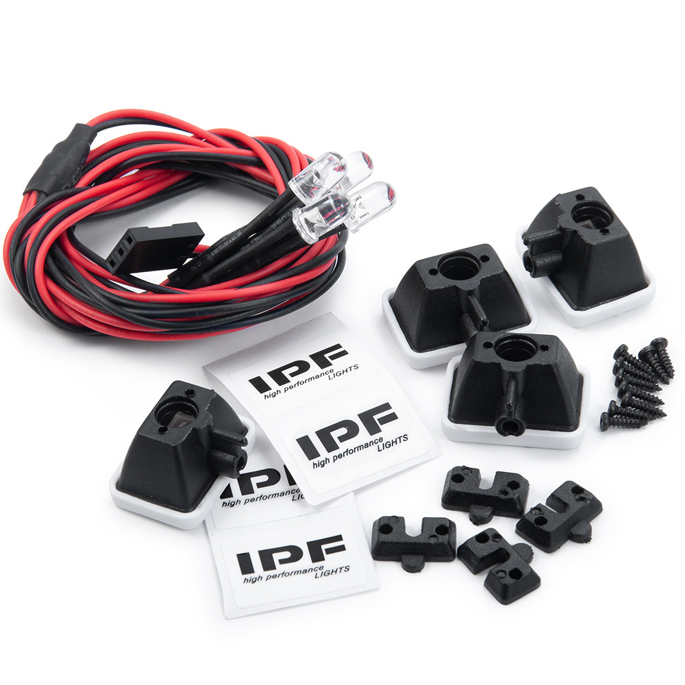 Lights # F070404 1/10 IPF Square Spot Lights - Bay Hobbies