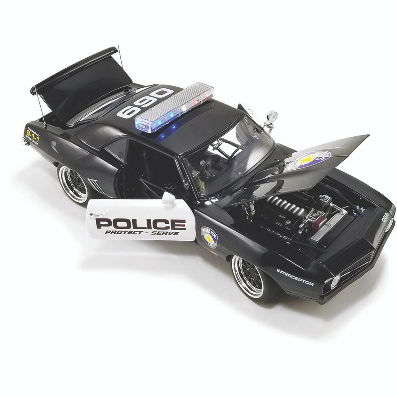 GMP # 18935 1/18 1969 Chevrolet Camaro - Street Fighter Police ...