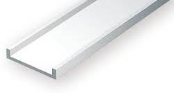 Evergreen #262 .080" (2.0mm) Channel 4 Pieces - Bay Hobbies