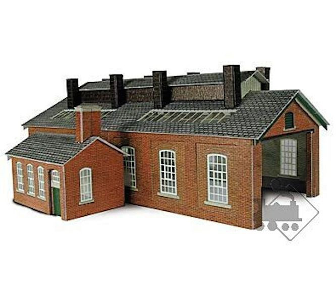 Metcalfe #PO313 Double Track Engine Shed Kit - Bay Hobbies