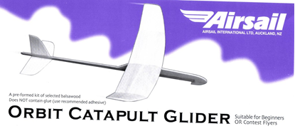 Airsail #Orbit Catapult Glider Wingspan 31” (79cm) - Bay Hobbies