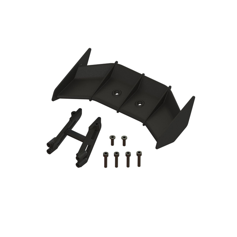 ARRMA #ARA480074 Rear Buggy Wing Set-Grom Typhon - Bay Hobbies