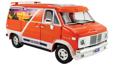 Acme #A1802100 1/18 1976 Chevy Van-'Good Times Machine' - Bay Hobbies