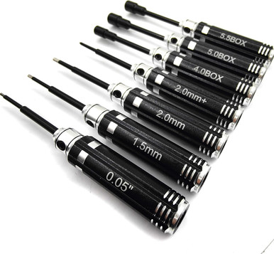 Toxic Rc # 7 Piece Screwdriver Precision RC Screwdriver Set, - Bay Hobbies