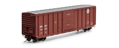 Athearn # ath-1363 HO ATH 50' PS 5277 Box Car, BNSF 'Brown Small Cross ...
