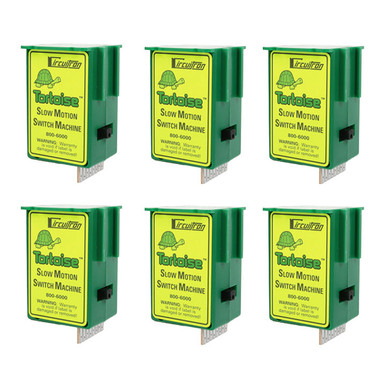 Circuitron #800-6006 Tortoise Slow Motion Switch Machines 6 pack - Bay ...