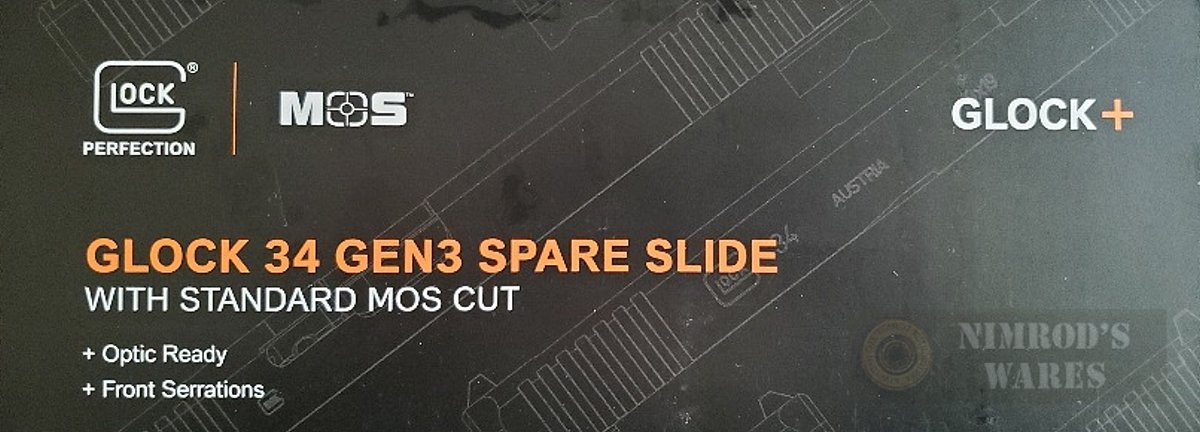 Glock 34 G34 Gen3 SLIDE Standard MOS Cut Optic-Ready 79011 ...