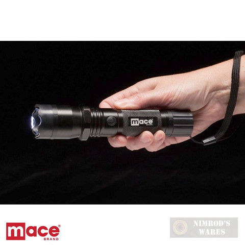 MACE Stun GUN & Flashlight 2.4 million VOLTS 300 Lumens Strobe 80326 ...