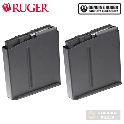 Ruger PRECISION RIFLE .338 LAPUA 5 Round MAGAZINE 2-PACK 90683 ...
