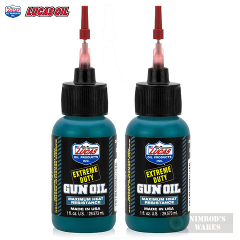 Lucas EXTREME DUTY GUN OIL 2-PACK High-Heat & Friction Firearms ...