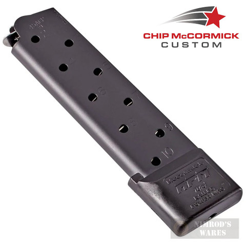 CMC 1911 Gov't RAILED Power Mag .45ACP 10 Round MAGAZINE M-RPM-45FS10B ...