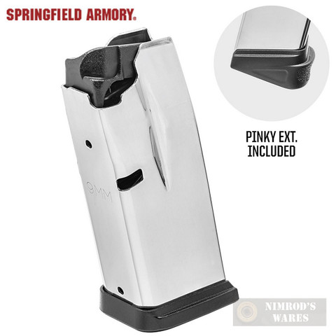 Springfield HELLCAT 9mm 10 Round MAGAZINE Includes Extension HC5910 ...