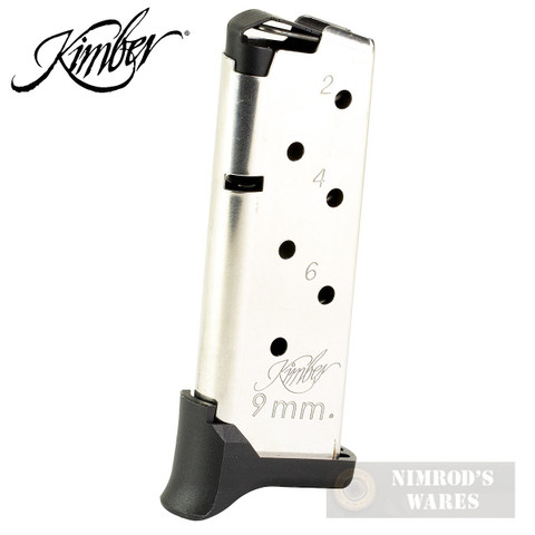 Kimber Micro 9 Rapide Black Ice 9mm 7 Round MAGAZINE Magwell Model ...