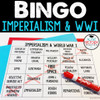 Imperialism & WWI Bingo