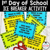 1st Day of School Ice Breaker Activity