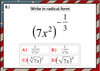 Writing Rational Exponents in Radical Form: Digital BOOM Cards - 20 ...
