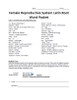 Female Reproductive System Latin Root Word Packet