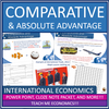 Comparative and Absolute Advantage, PowerPoint, Notes, Tests, Economics