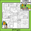 1st Grade Morning Work - Math - All Year Bundle - Amped Up Learning