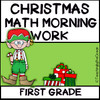1st Grade Morning Work - Math - Christmas - Amped Up Learning