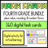 4th Grade Place Value, Number Forms, & Rounding Boom Cards for Distance ...