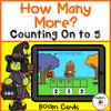 How Many More to Make 5 Boom Cards