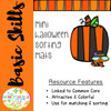 Mini Halloween Sorting Mats