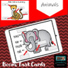 Zoo Animal Labeling Boom Cards